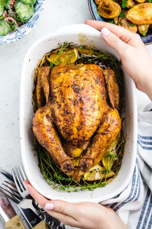 How to Roast a Whole Chicken - Veronika's Kitchen