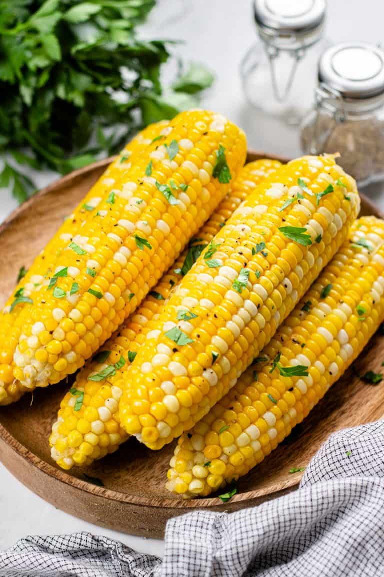 Oven Roasted Corn on the Cob - Veronika's Kitchen