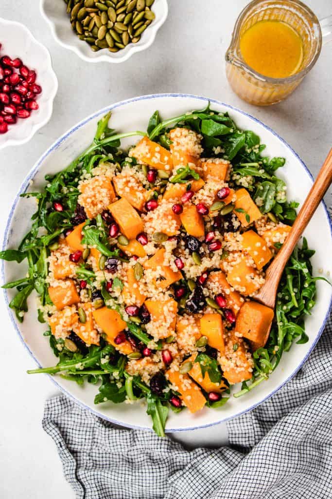Butternut Squash Quinoa Salad - Veronika's Kitchen