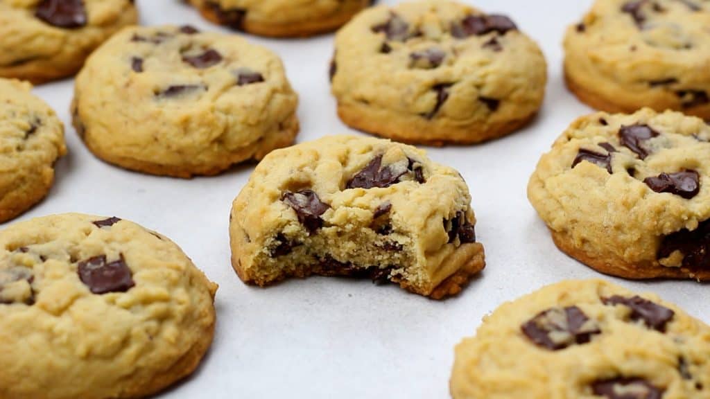 Thick Bakery Style Chocolate Chip Cookies - Veronika's Kitchen