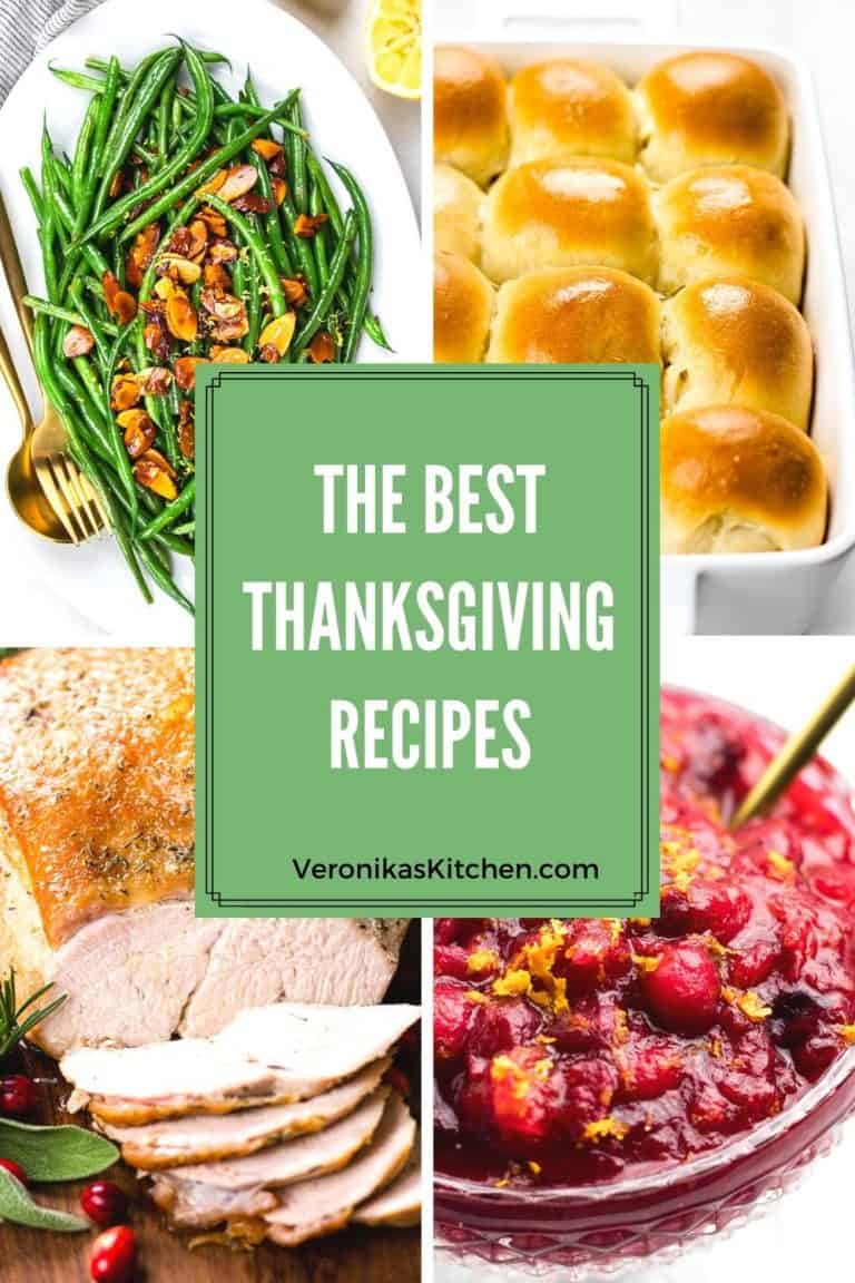 The Best Thanksgiving Recipes - Veronika's Kitchen
