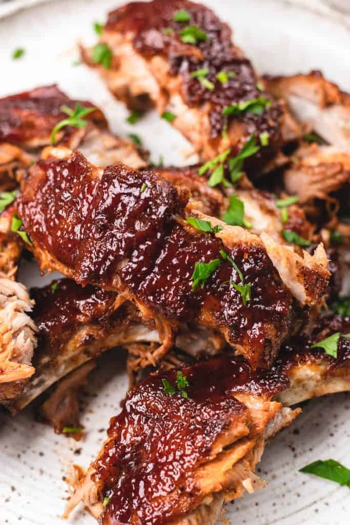 Easy Instant Pot BBQ Ribs - Veronika's Kitchen