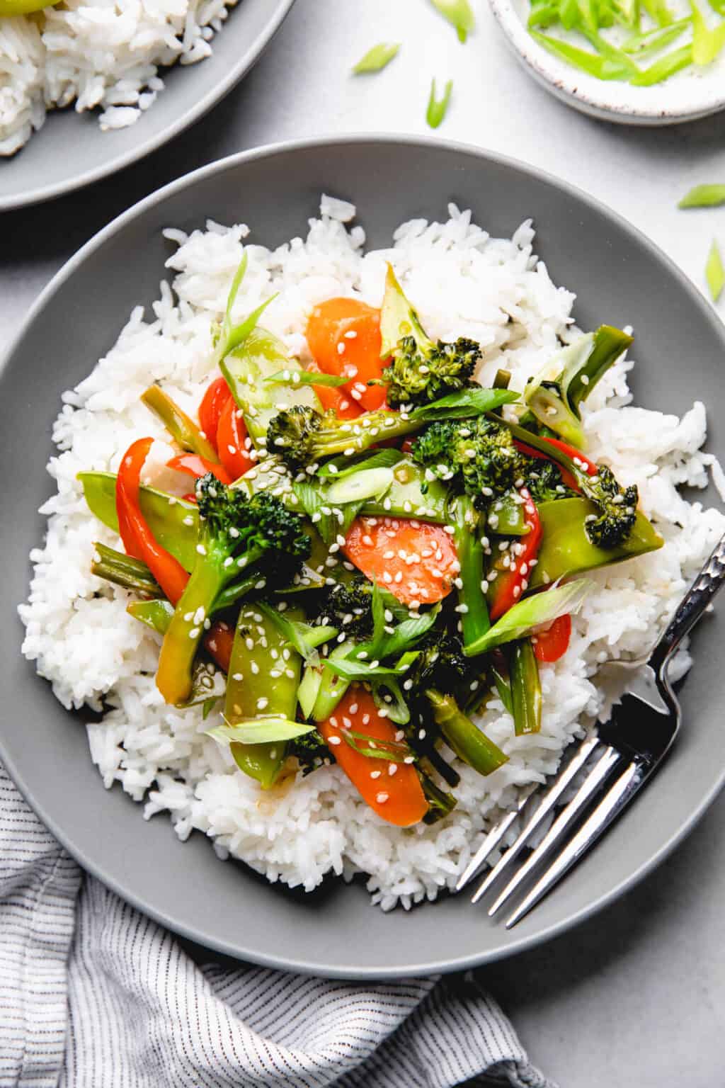 Vegetables Teriyaki Stir Fry - Veronika's Kitchen